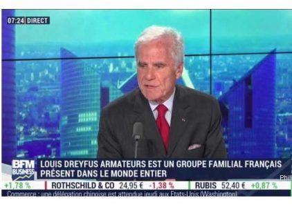 Interview by Philippe Louis-Dreyfus on BFM Business - LD Armateurs