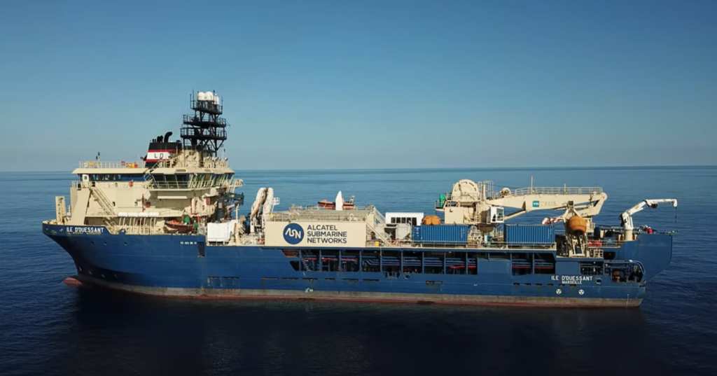 Video - ASN cable ship ILE D'OUESSANT (IOT) - LD Armateurs