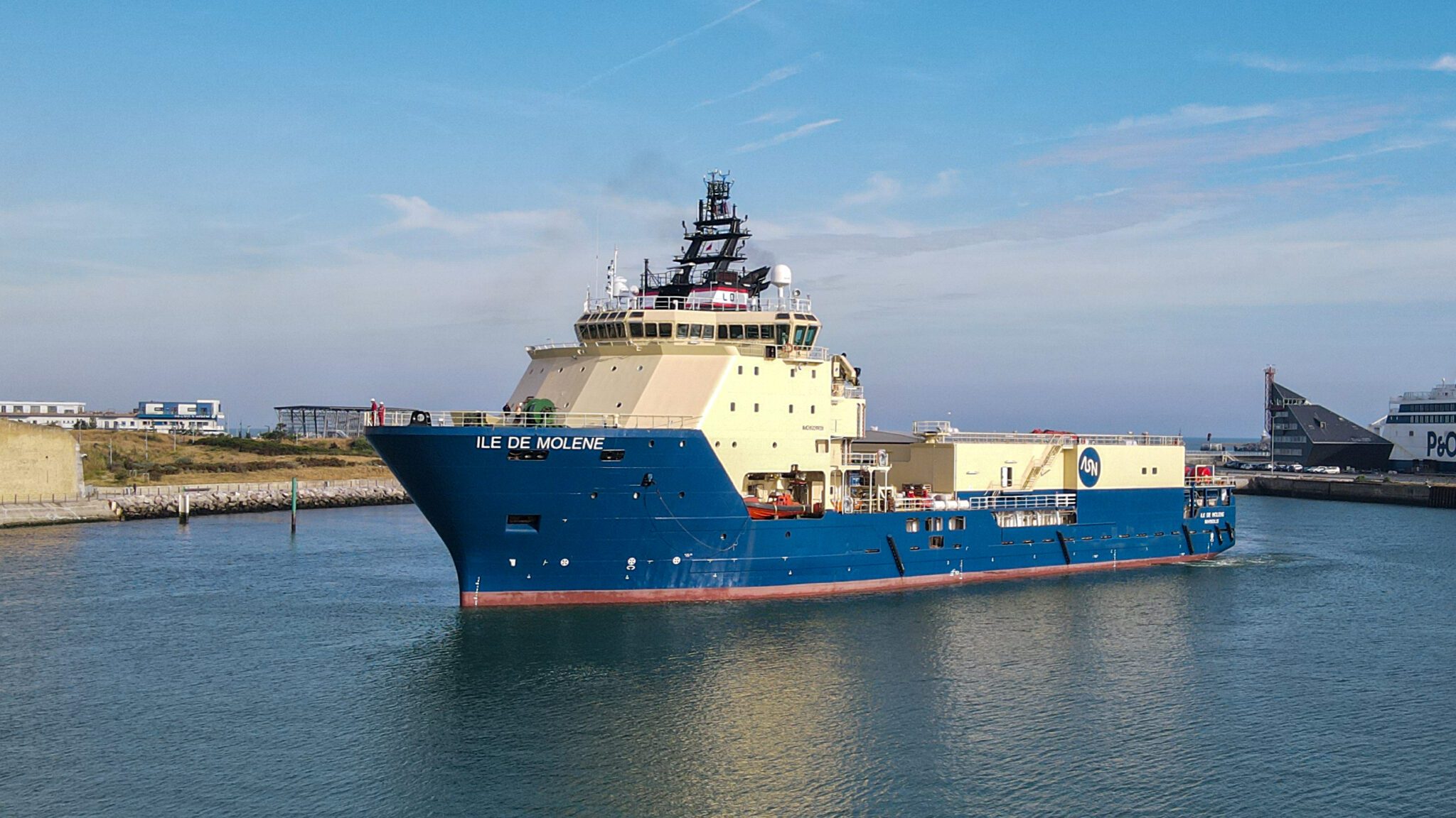 Entrée en flotte du nouveau navire câblier Île de Molène - LD Armateurs