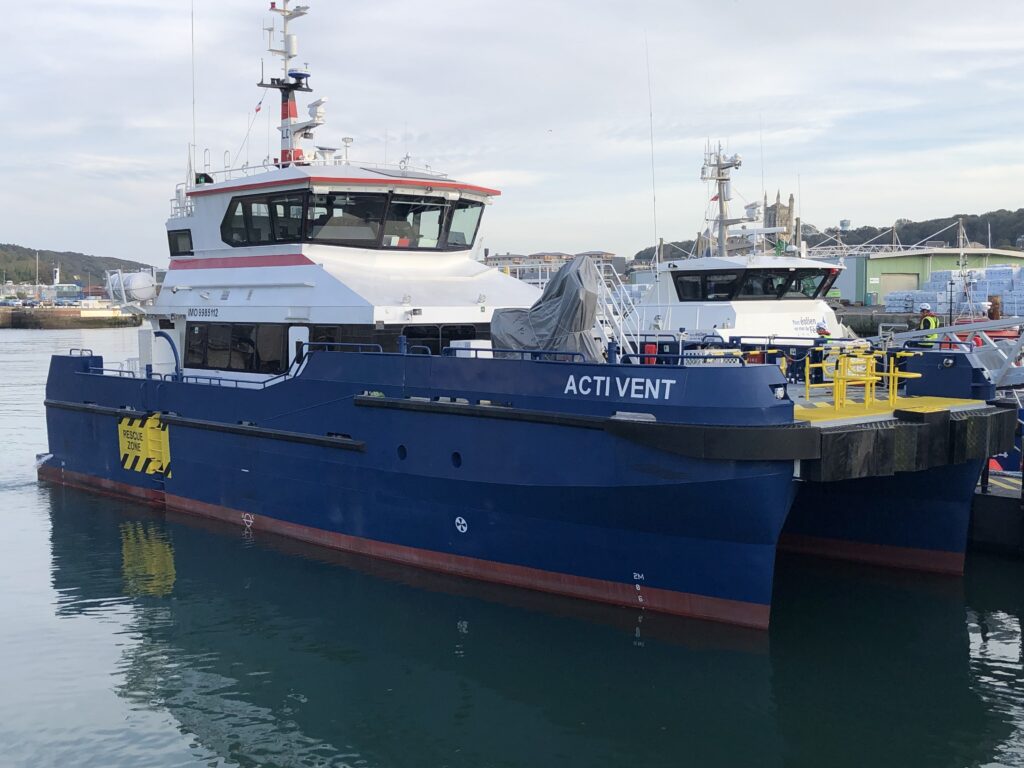 The Acti’vent has arrived on the Fécamp offshore wind farm - LD Armateurs