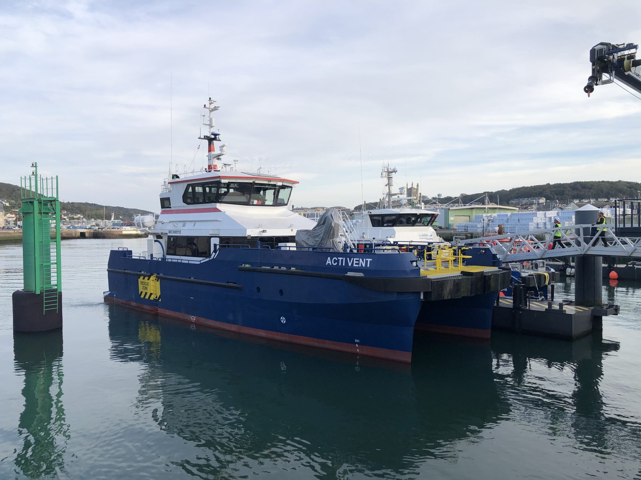 The Acti’vent has arrived on the Fécamp offshore wind farm - LD Armateurs